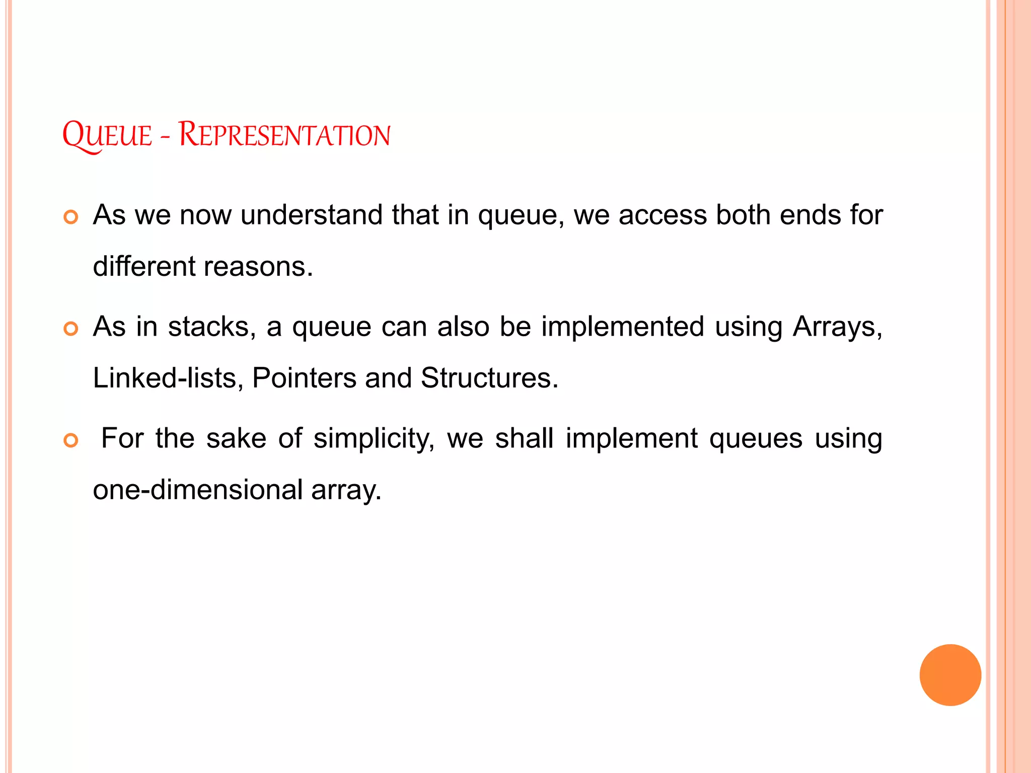 Queue And Its Operations Pptx Programming Languages Computing