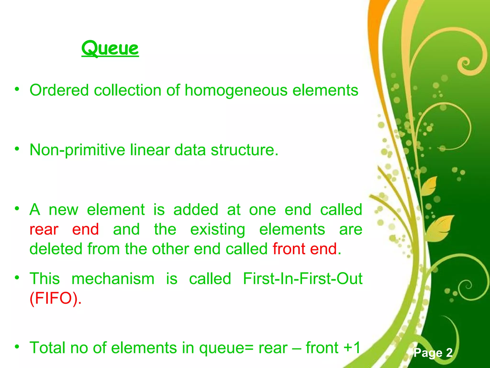 Queue Data Structure Ppt