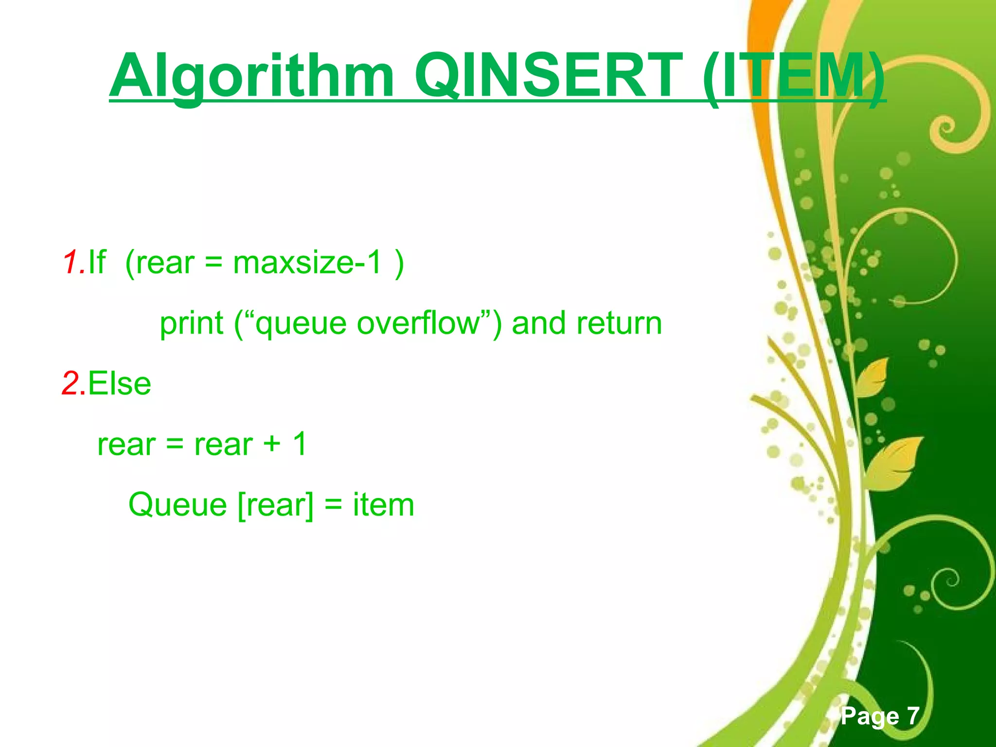 Queue Data Structure Ppt