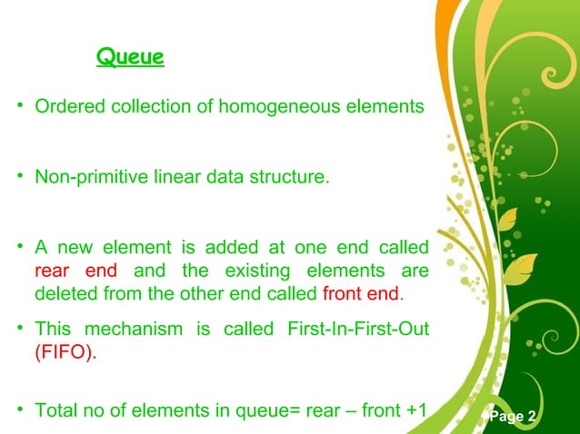 Queue data structure | PPT