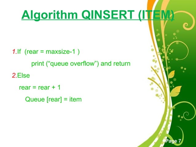 Queue data structure | PPT