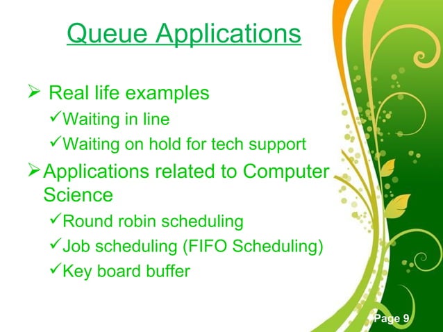 Queue data structure | PPT
