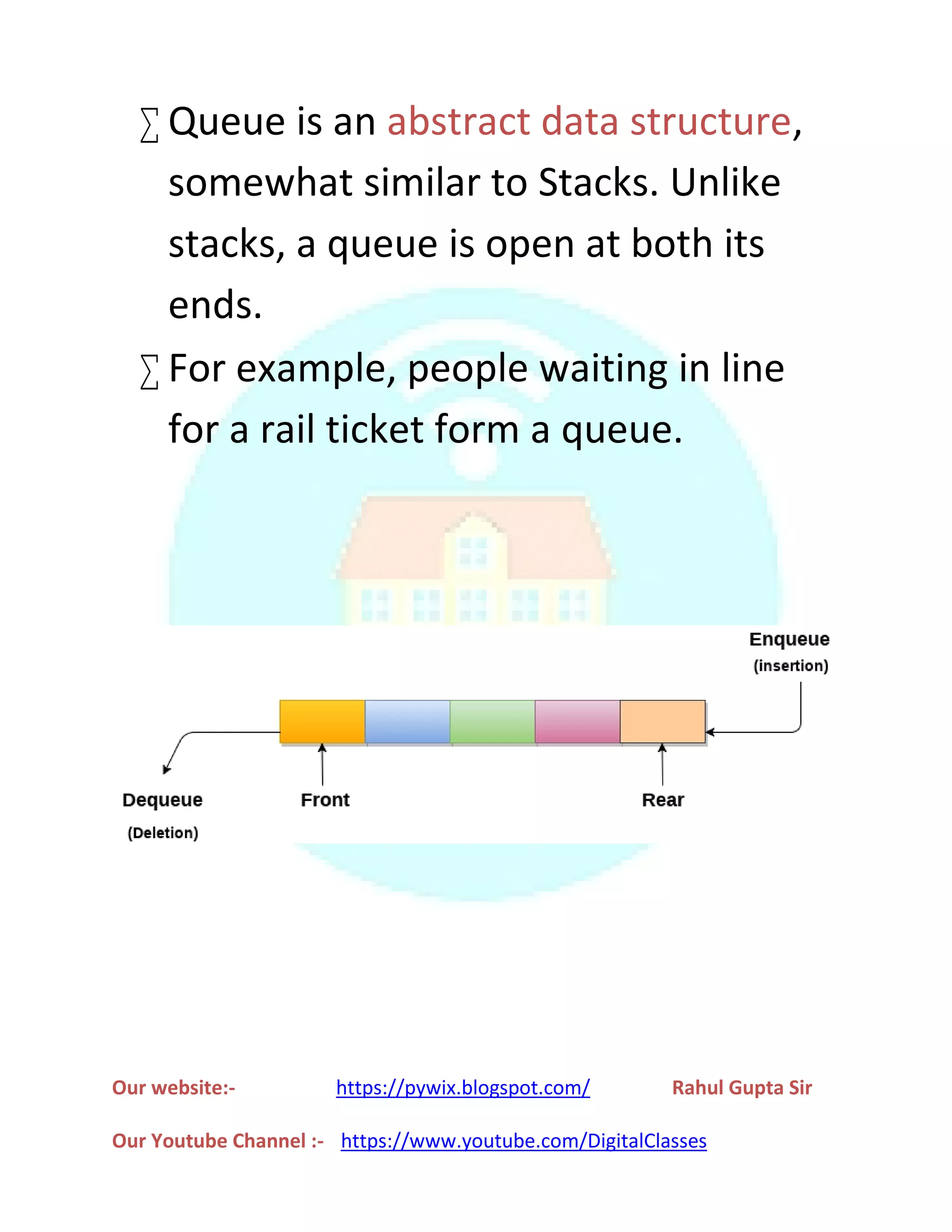 Queue in data structure | PDF