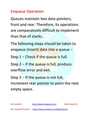 Queue in data structure | PDF