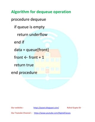 Queue in data structure | PDF