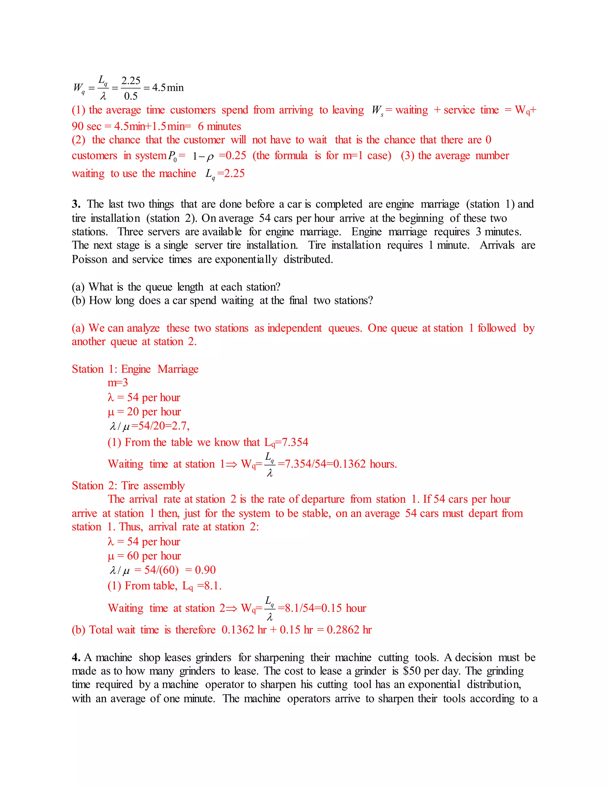 Queueing model | DOCX