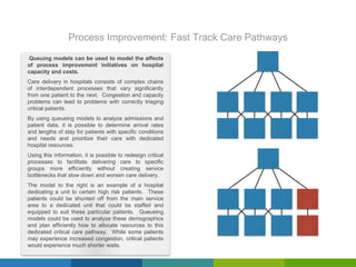 Queueing Models in Healthcare | PPTX