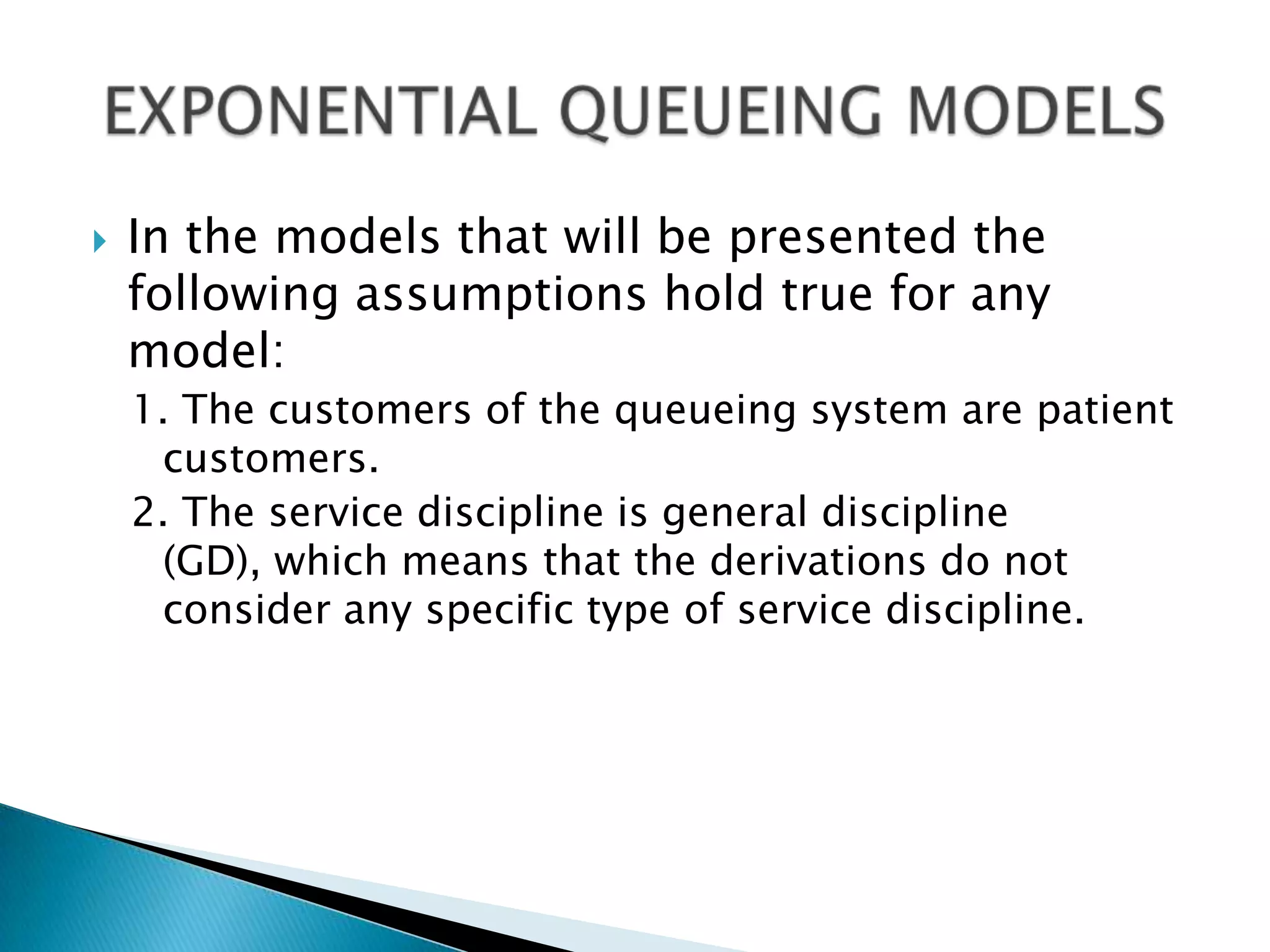 Queueing theory | PPTX
