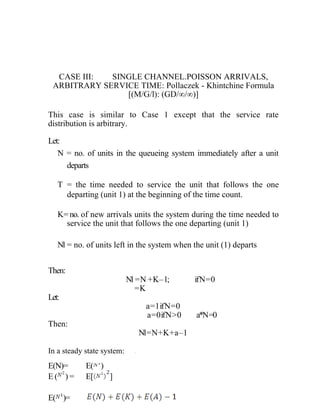 Queueing theory | DOC