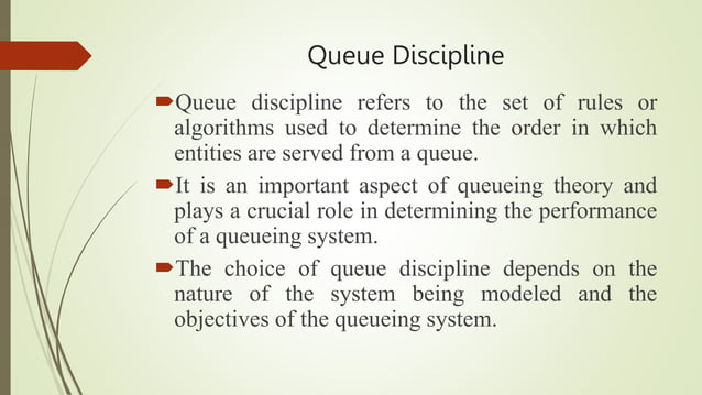 Queueing Theory.pptx | Computing | Technology & Computing