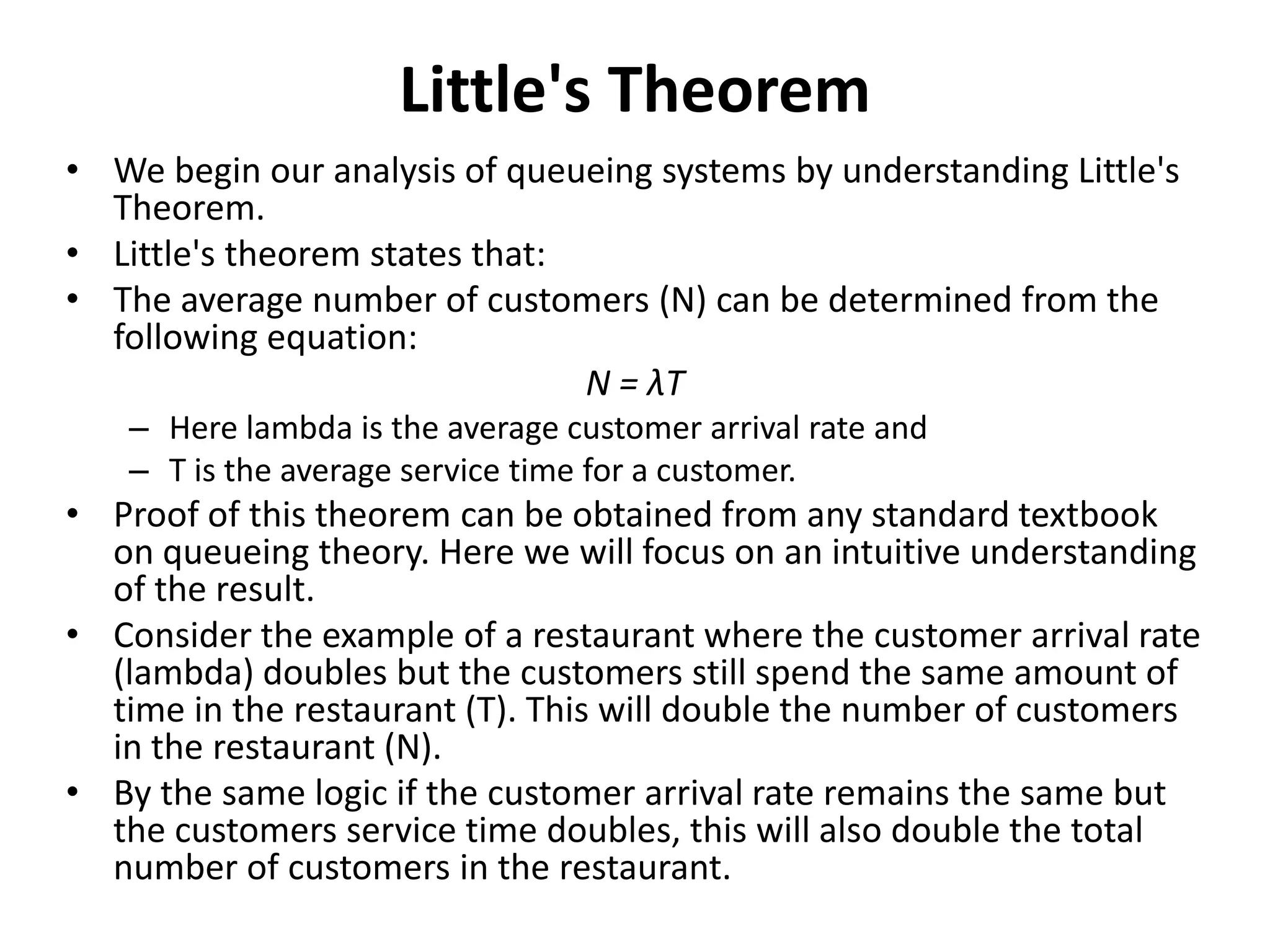 Queueing theory basics | PPT