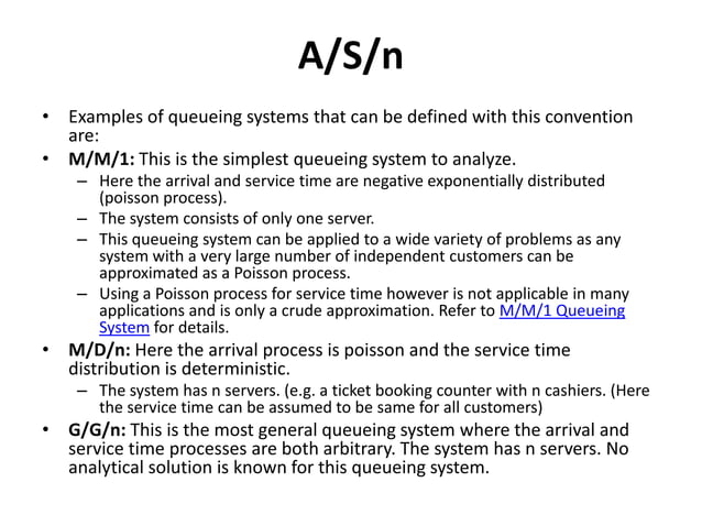 Queueing theory basics | PPT | Computer Networking | Computing