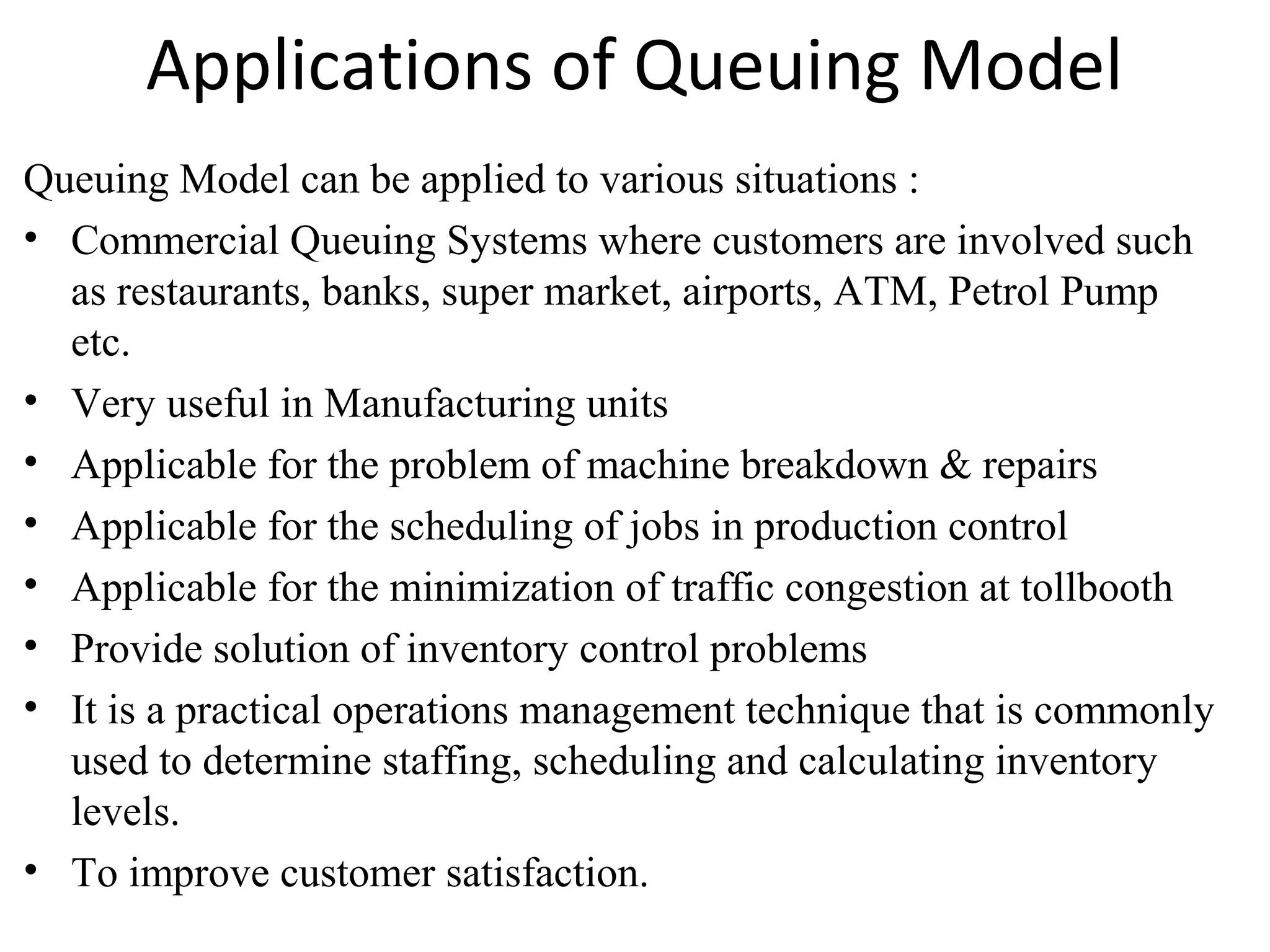 Queuing Theory by Dr. B. J. Mohite | PPT | Physics | Science