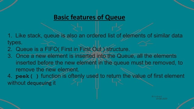 [Queue , linked list , tree] | PPT
