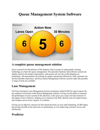 Queue management system software | PDF