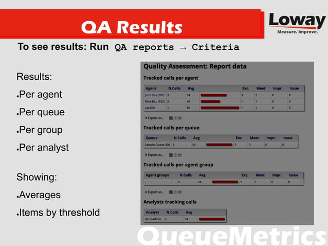 QueueMetrics - Tips and Tricks | PDF