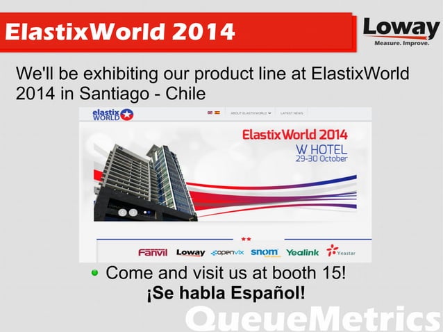 QueueMetrics Icon Agent Page and Elastix Integration | PPT