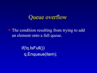 Queues - Data structure and algorithm.ppt