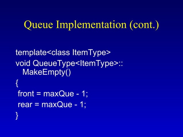 Queues in C++ detailed explanation and examples .ppt