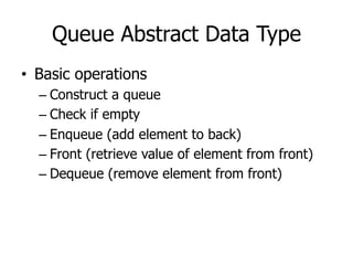 Queue ADT for data structure for computer | PDF | Programming Languages | Computing