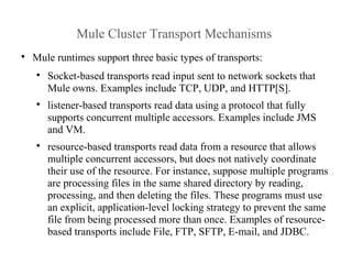 Queues and Mule Transport Mechanisms | PPT