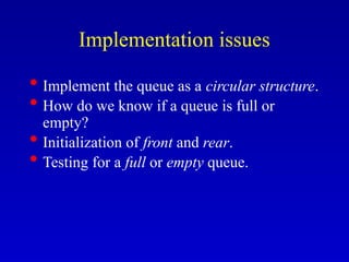 Queues operation using data structure in c | PPTX