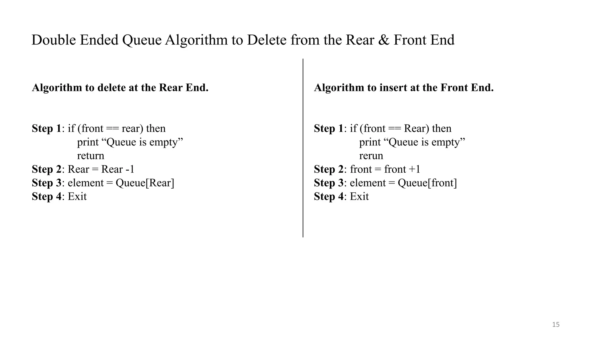 Queue Data Structure Notes Ppt