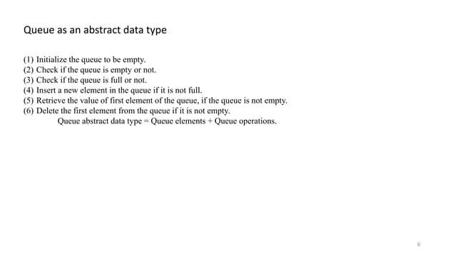 Queue Data Structure Notes Ppt 4091