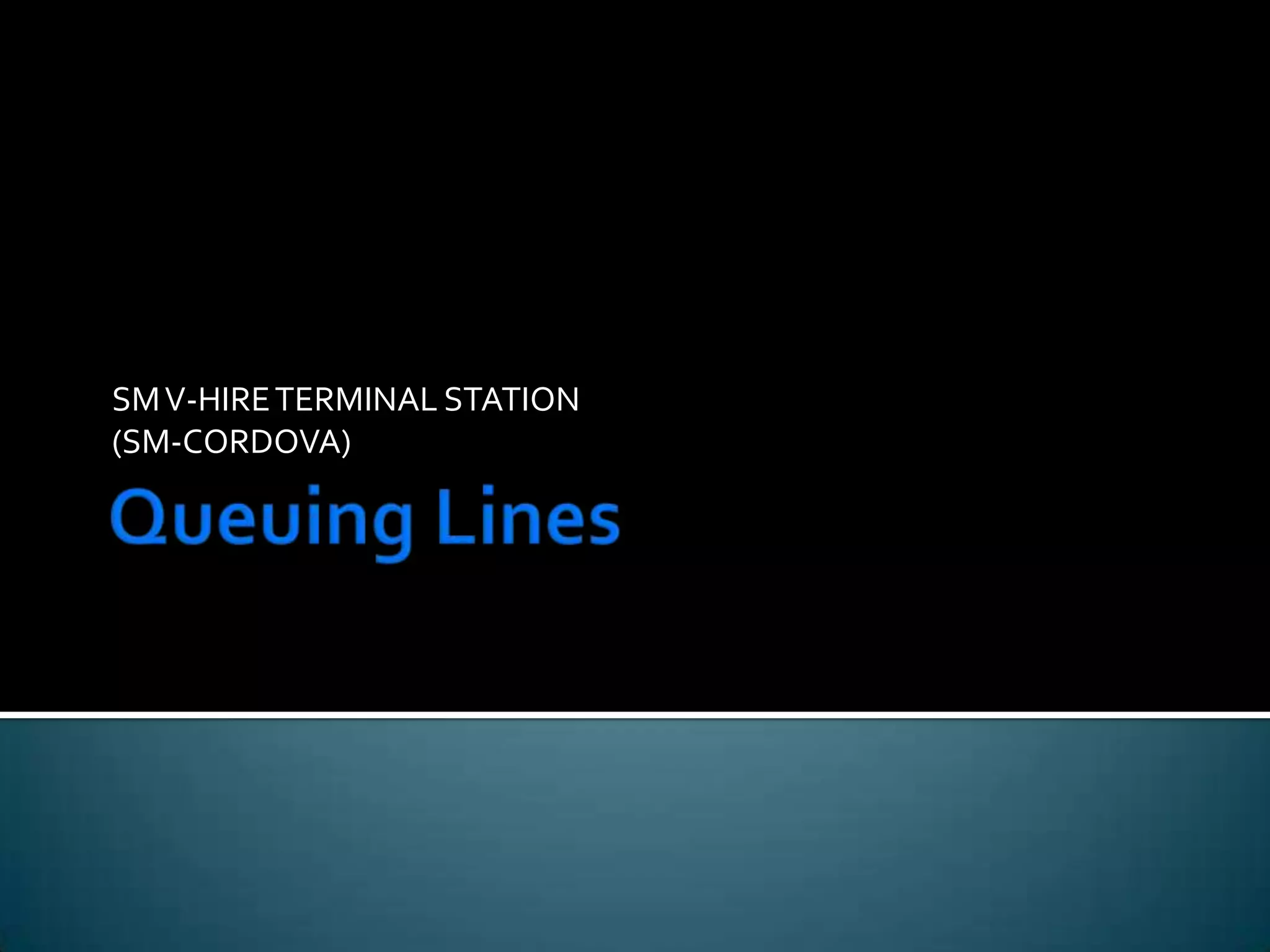Queuing lines | PPTX