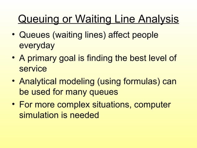 Queuing model | PPT