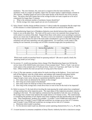 Queuing problems | DOC