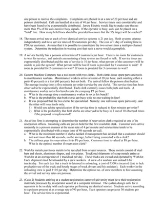 Queuing problems | DOC