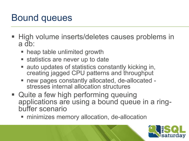 Queuing Sql Server: Utilise queues to increase performance in SQL ...