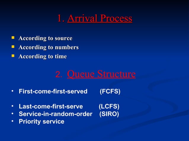 QUEUING THEORY | PPT | Technology & Computing