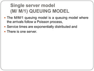 Queuing theory | PPTX