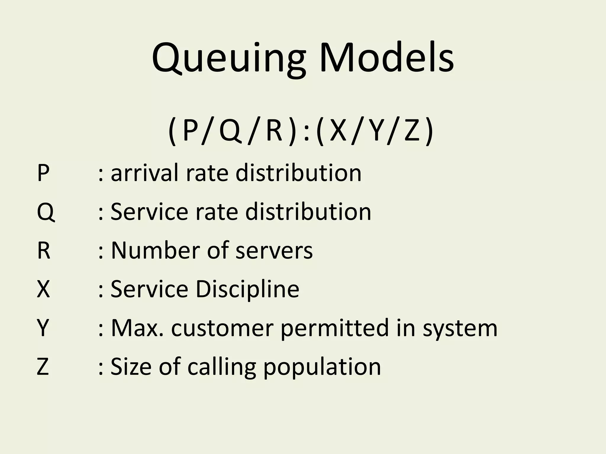 Queuing theory | PDF