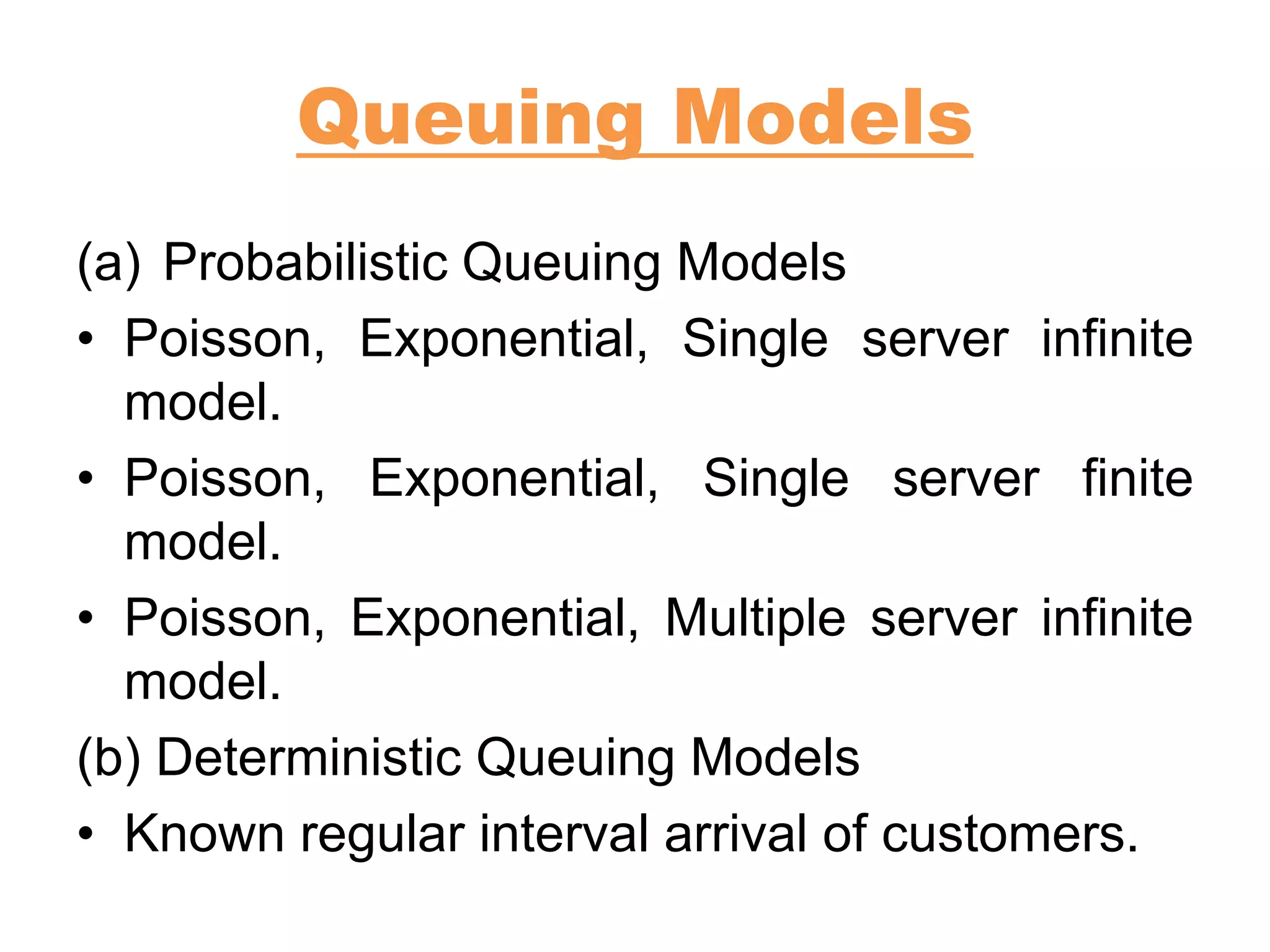 Queuing theory . | PPT