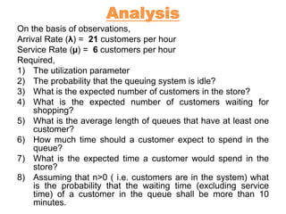 Queuing theory . | PPT