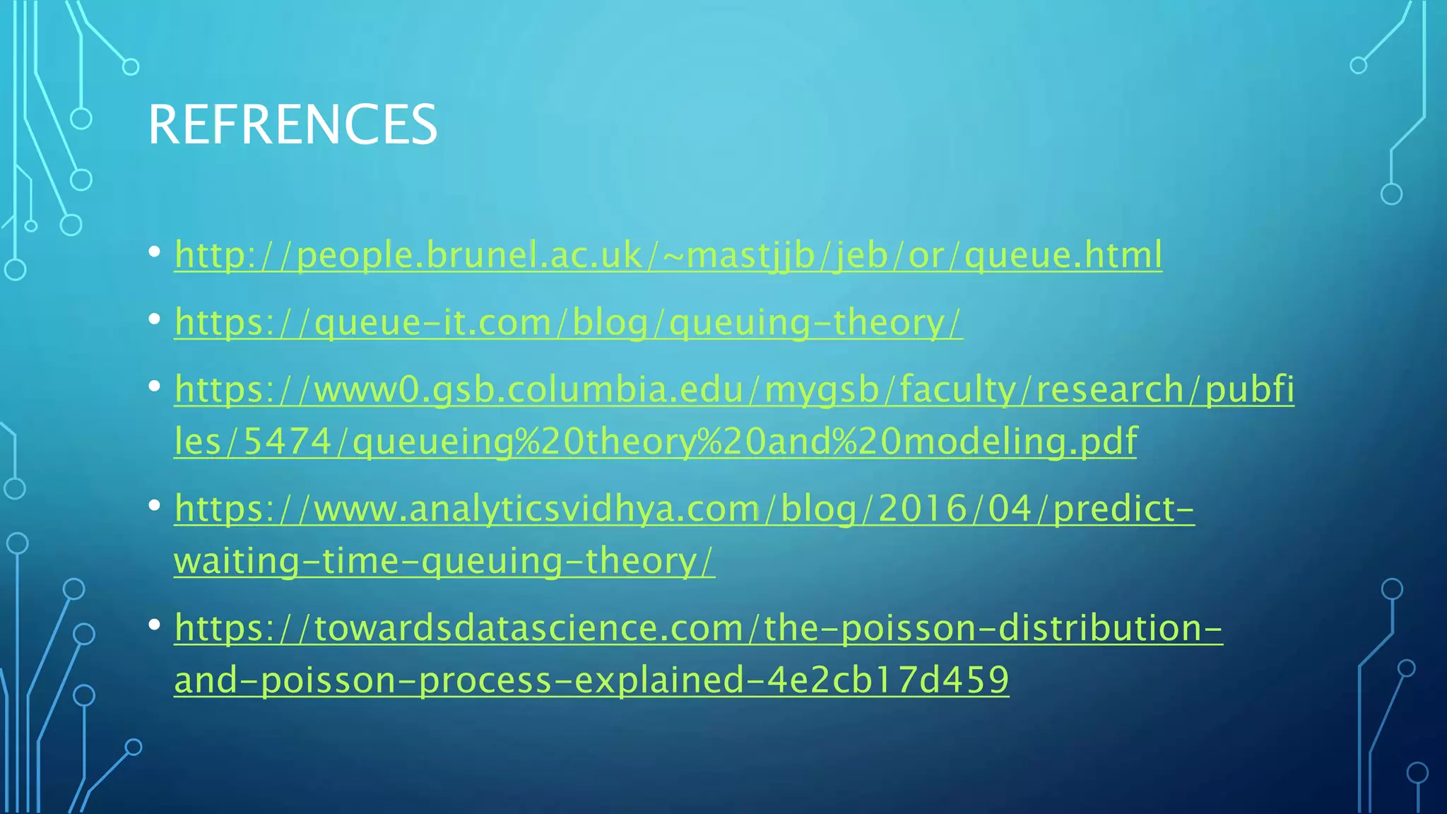 Queuing theory | PPT