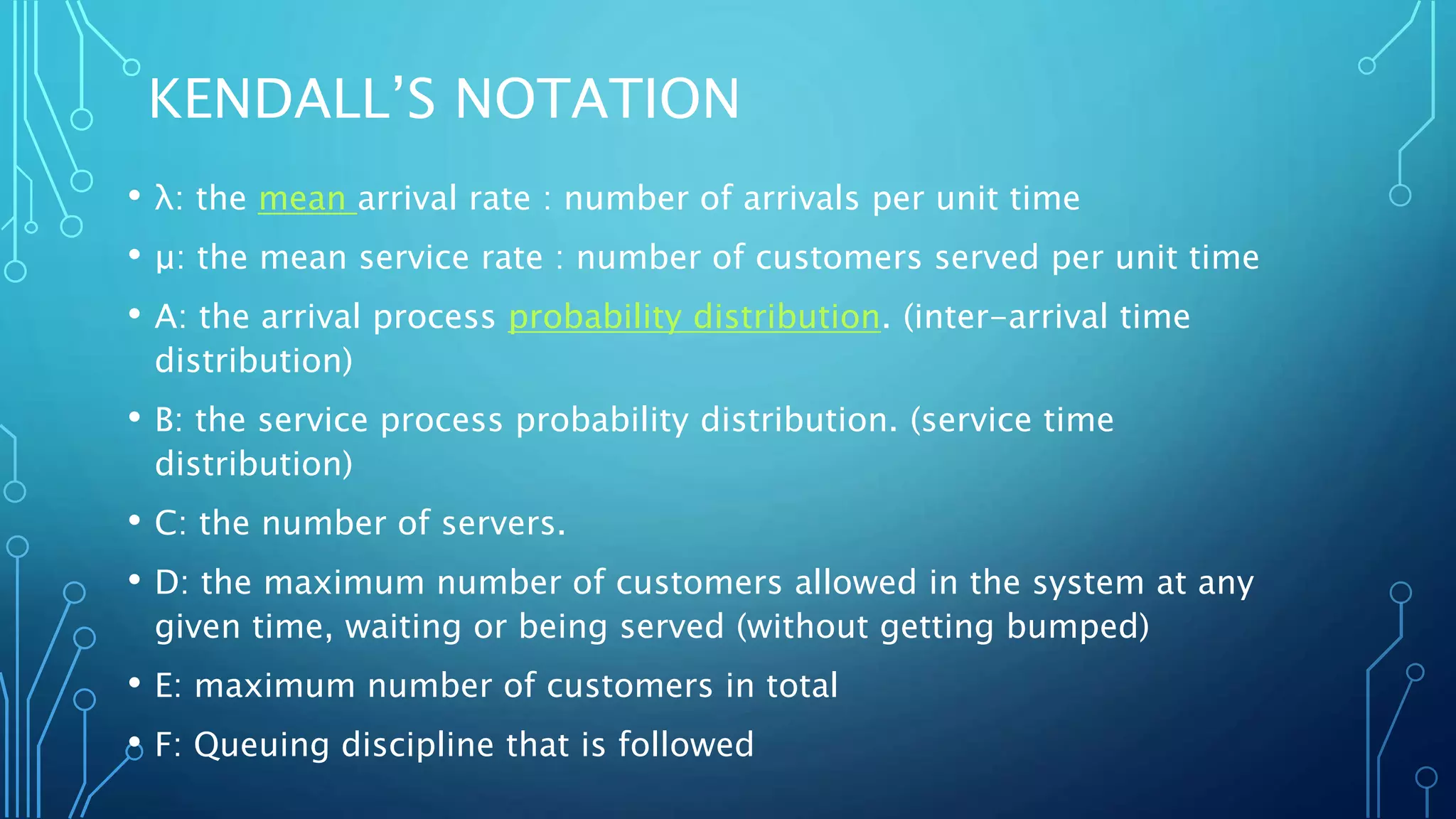 Queuing theory | PPTX