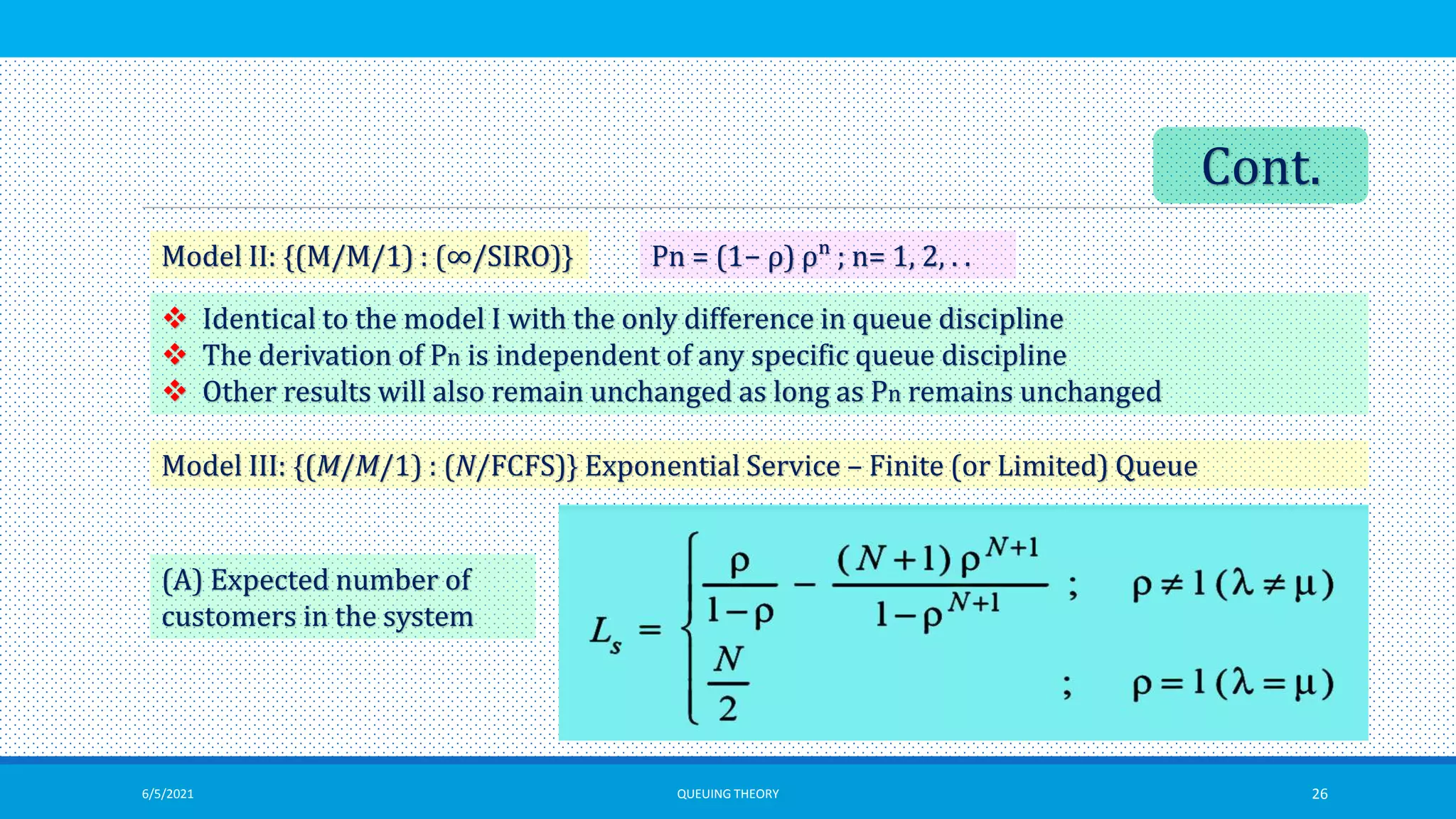 Queuing theory | PPTX