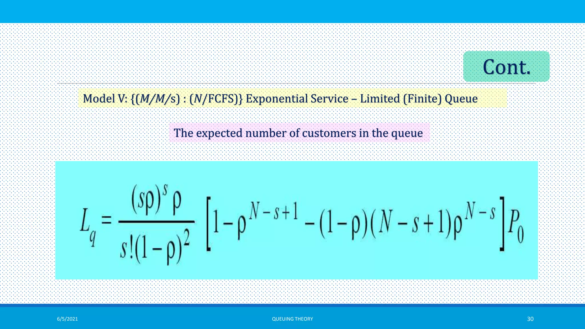 Queuing theory | PPTX