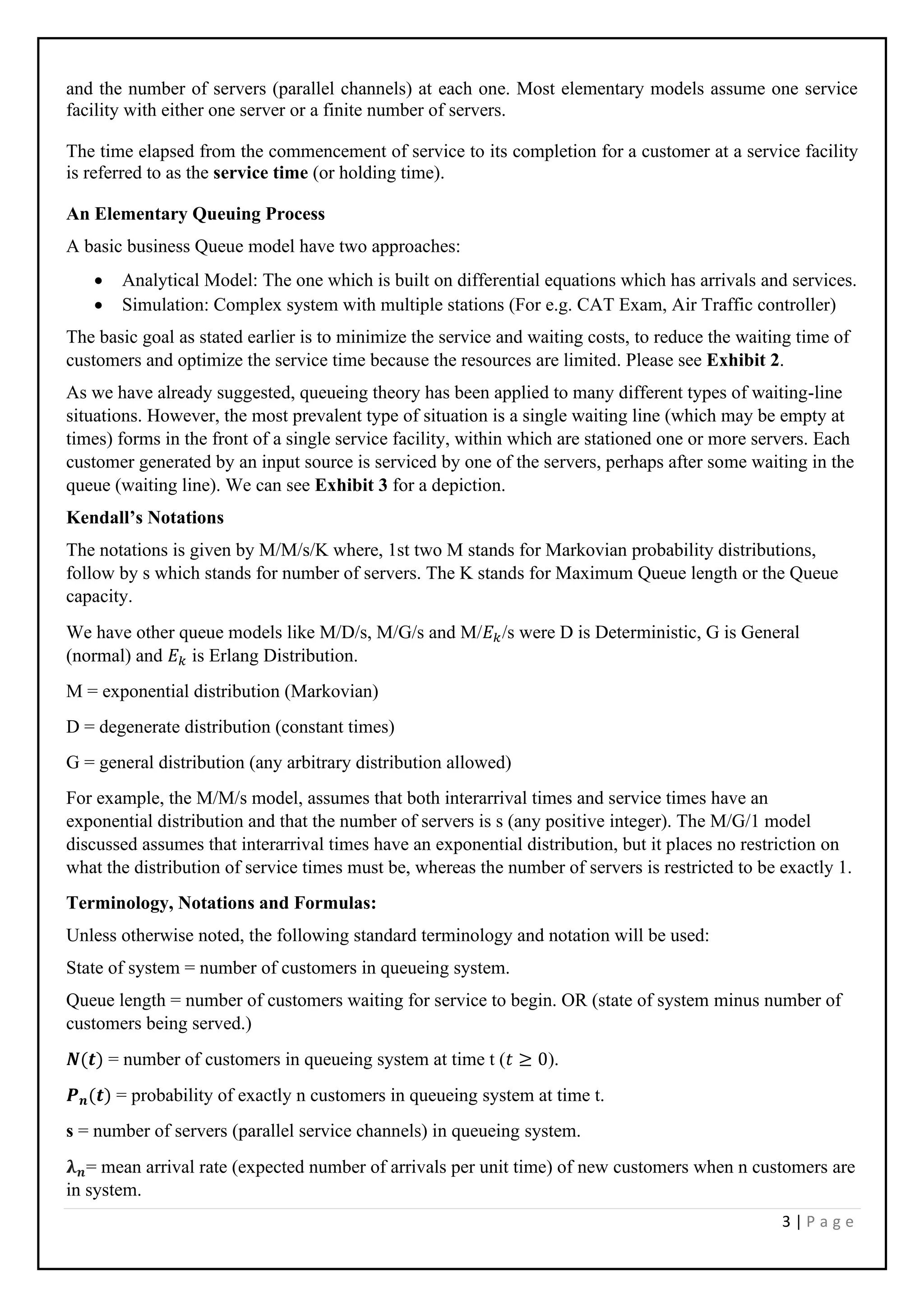 Queuing theory and its applications | PDF