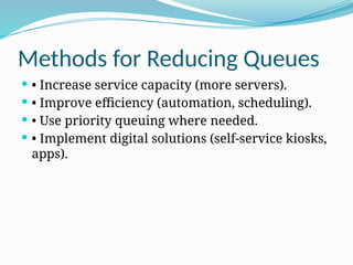 Queuing Theory and its Business Application | PPT