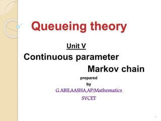 Queuing unit v ppt | PPTX