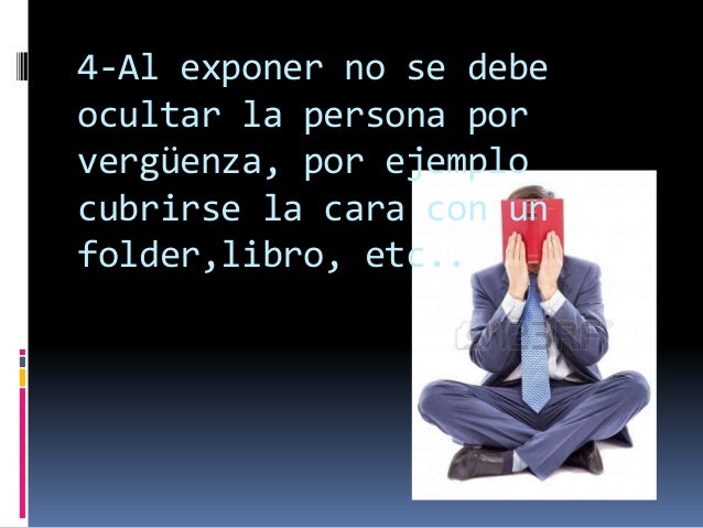 Qué hacer antes de exponer