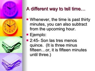 Qué hora es | PPT