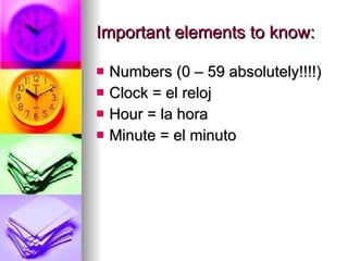 Qué hora es | PPT