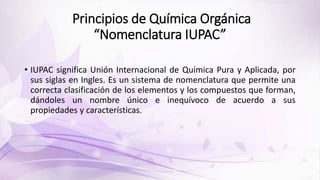 Principios de la química y nutrición | PPTX