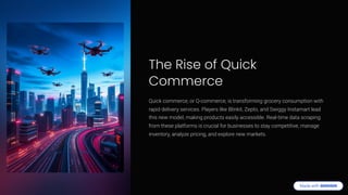 Quick Commerce Data APIs: Understanding Instamart API, Zepto API, Blinkit API | PDF